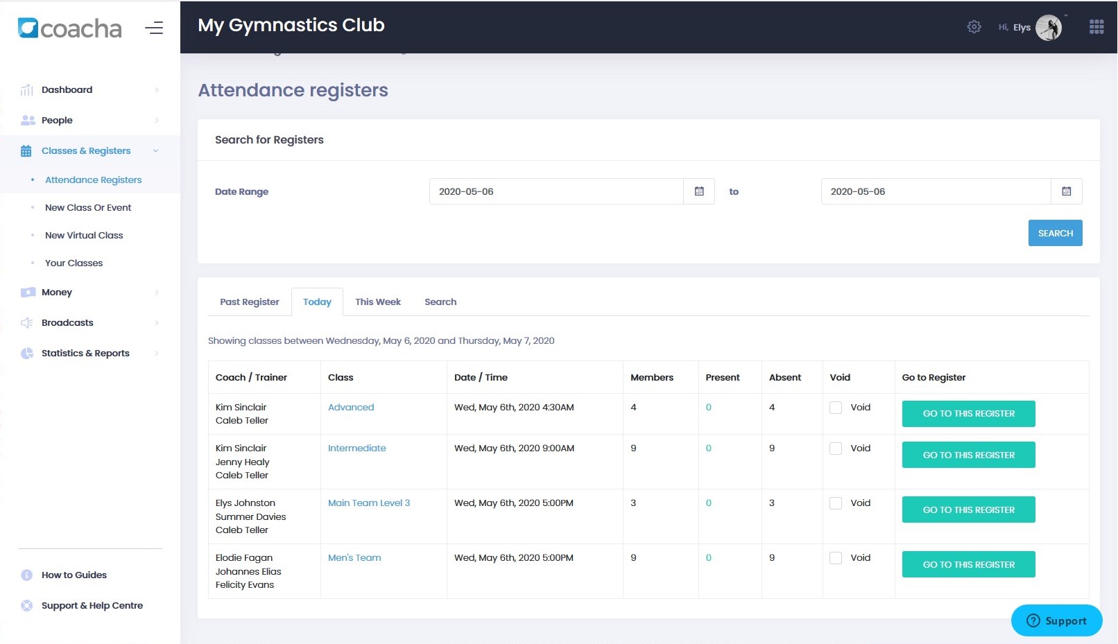 FREE digital attendance register online, app, software